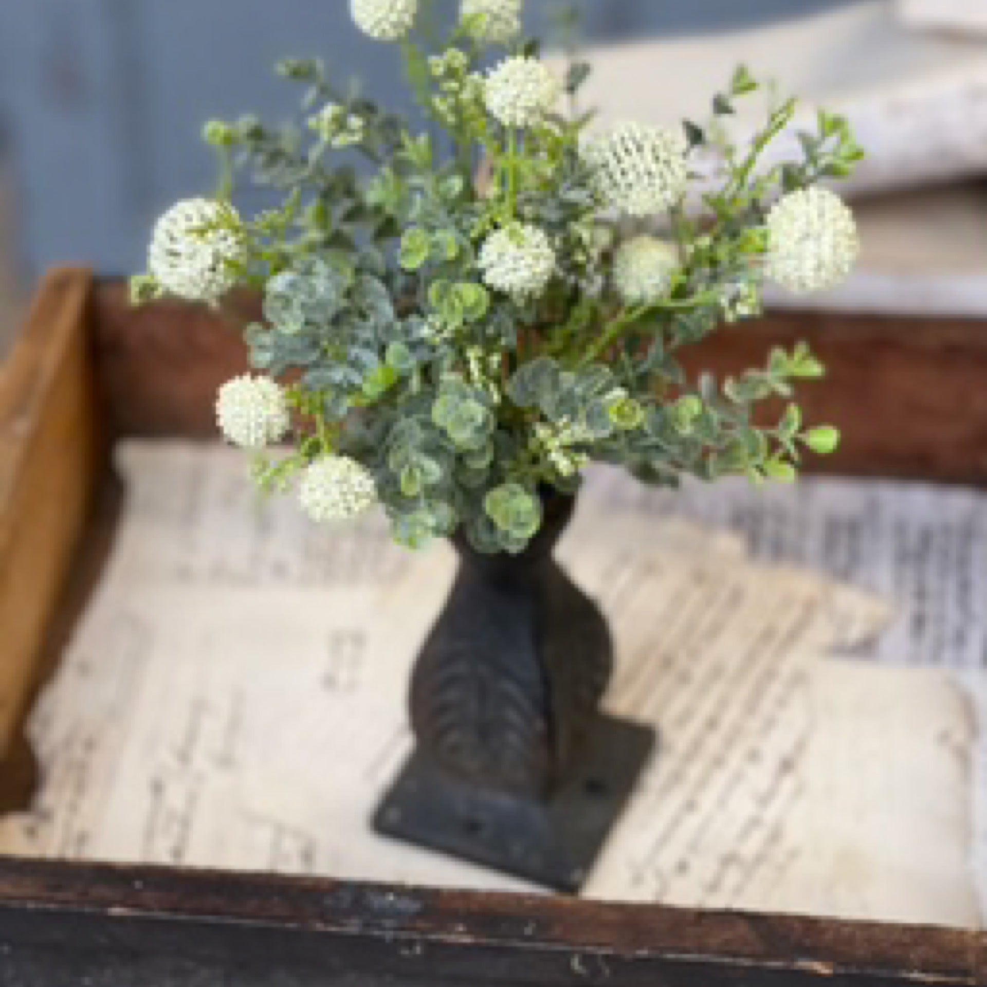 10” Garden Bliss Bush | Milkmaid Creations and Antiques